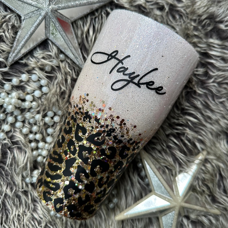 Leopard Print Tumbler - Etsy