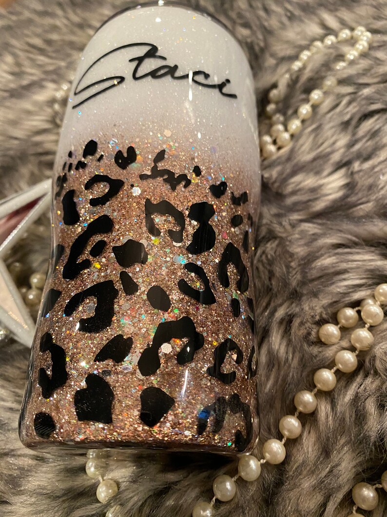 Leopard Print Tumbler | Etsy