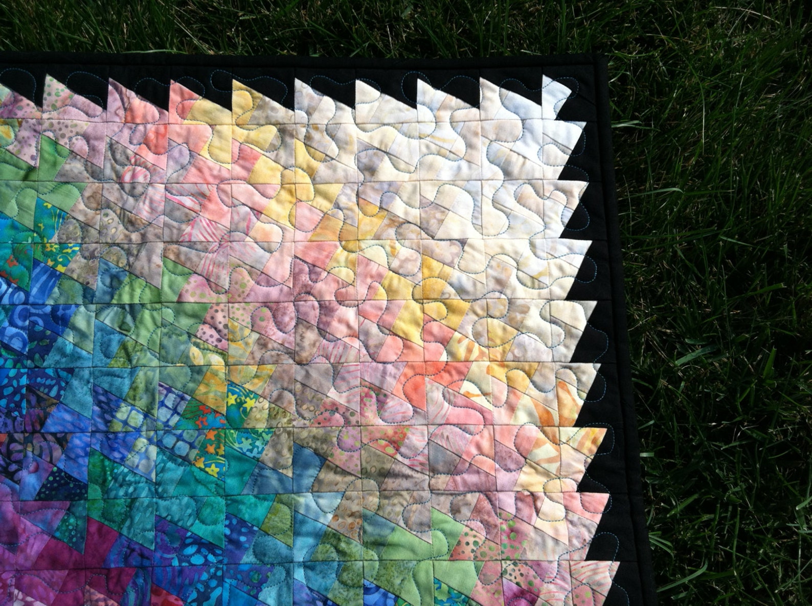 Batik Art Quilt - Etsy