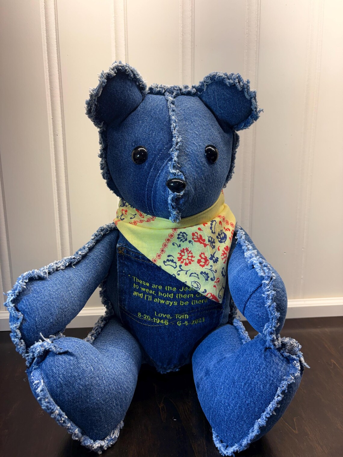 Memory Bear ONLY a Hug Away! - Etsy