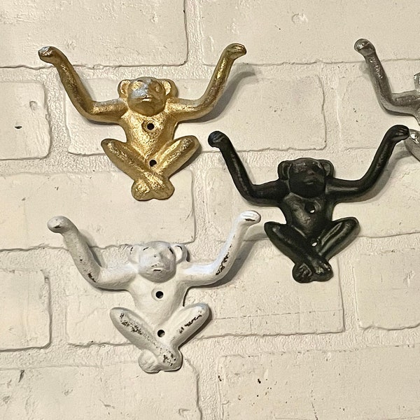 Monkey Wall Hook - Etsy