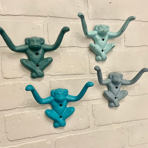 Monkey Wall Hook - Etsy