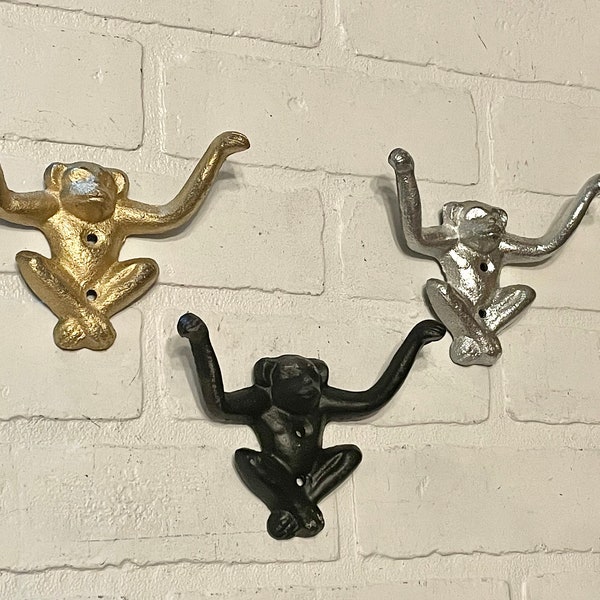 Monkey Wall Hook - Etsy