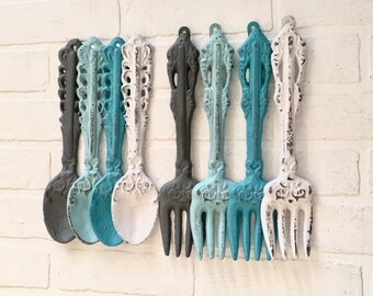 Kitchen utensil art | Etsy