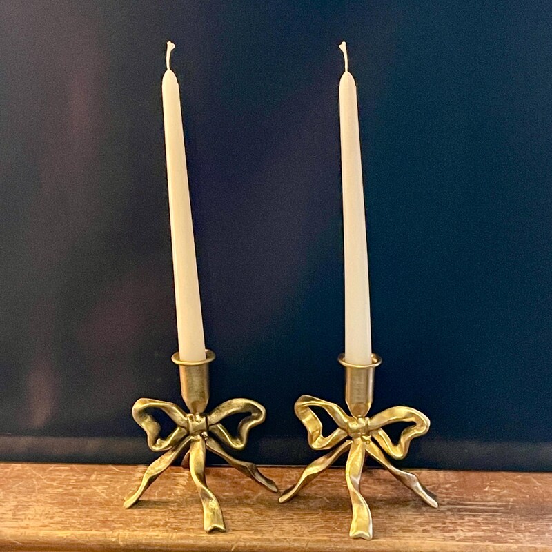 Brass Candle Holder - Etsy