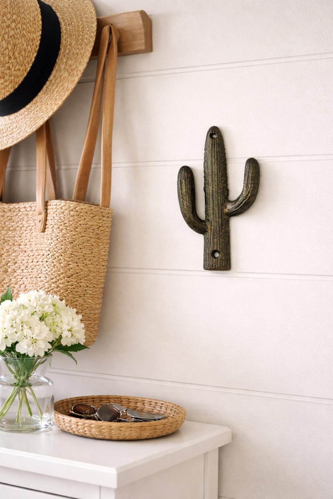 Cast Iron Cactus Wall Hook (19 Colors) - Etsy