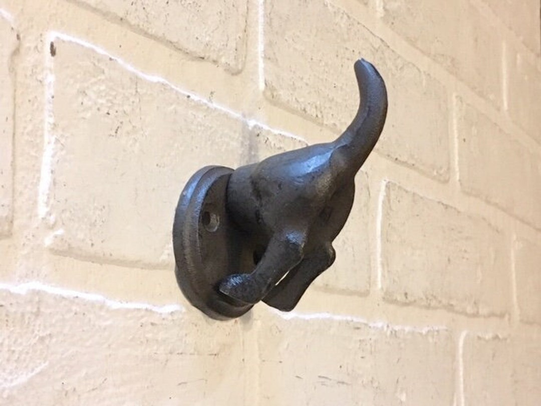 Cast Iron Dog Tail Hook (19 Colors) - Etsy