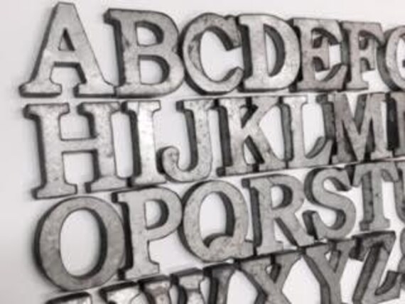 Metal Letters For Crafts Small Metal Letters | Small Metal Numbers: