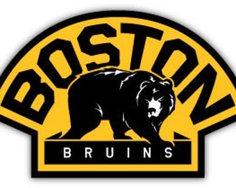 Boston Bruins Sticker Decal Vinyl SIZES WALL Decor Peel and - Etsy