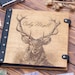 Wooden Photo Album With Deer Gift for Hunter or Fisherman With Engraved ...