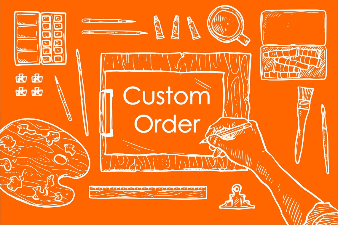 Custom order. Designer work 4-5 hours | Etsy