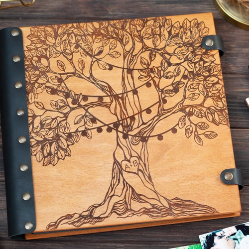 Photo Album Tree Scrapbook Tree of Life Wedding Album - Etsy