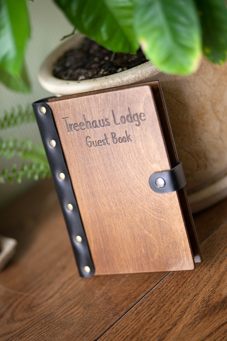 Personalized Wood Notebook Gift for Him Custom Initialed | Etsy