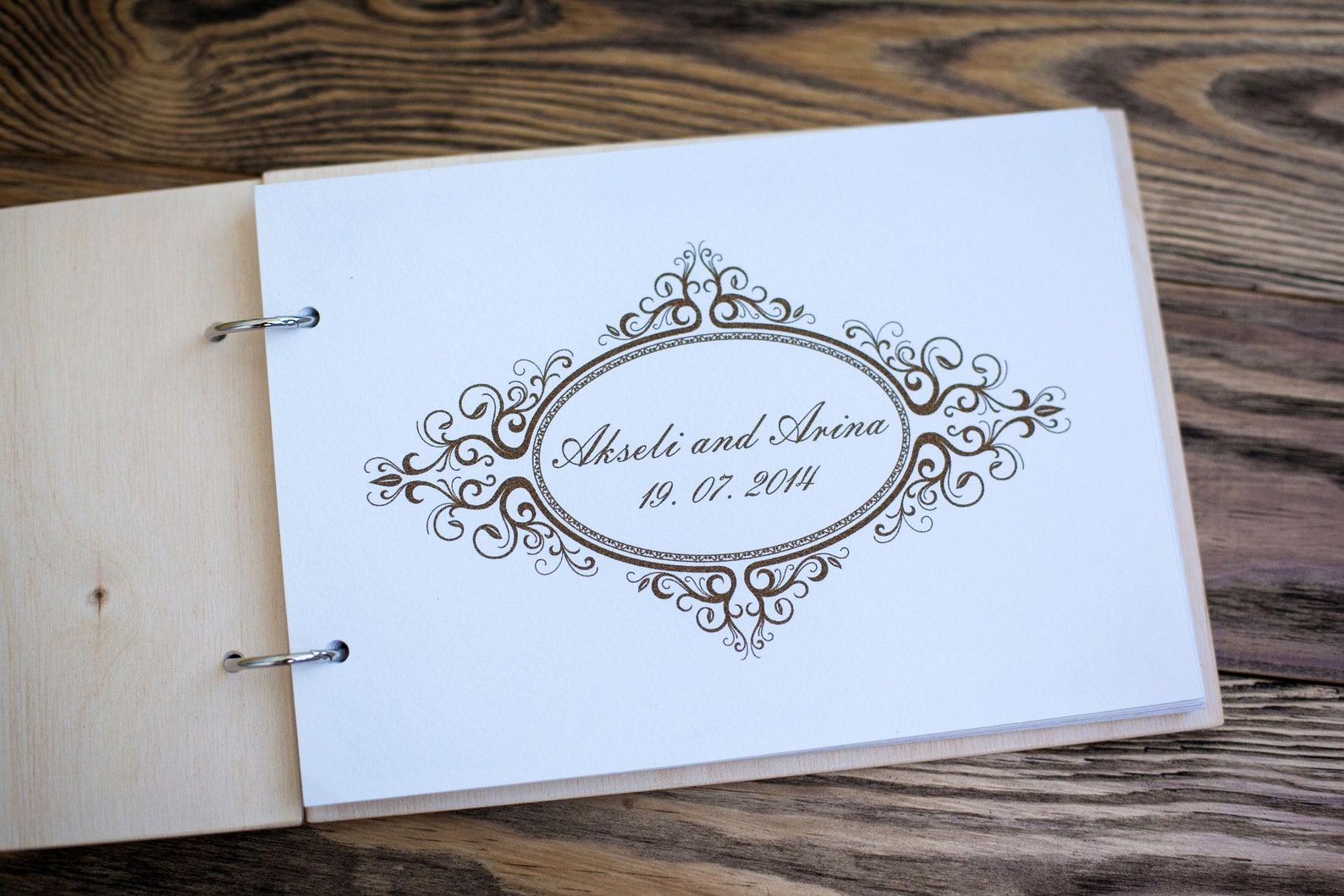 10 Personalized Pages for Wedding Guest Book - Etsy