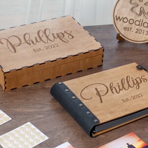 Box for Photo Album and Guest Book Photo Box Book Box Wooden Box ...