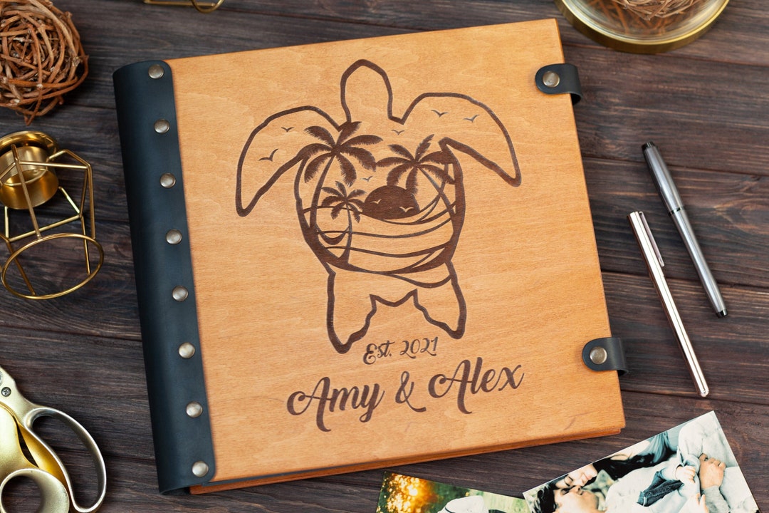 Beach Photo Album, Family Memories Album for Honeymoon Photos ...