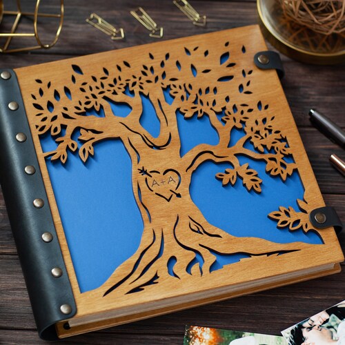 Photo Album Tree Scrapbook Tree of Life Wedding Album - Etsy