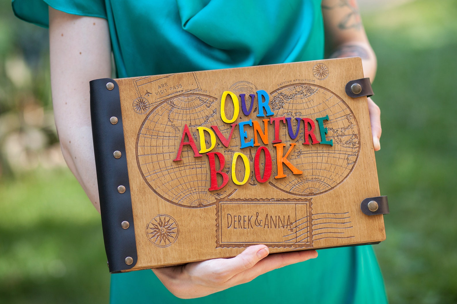 Our Adventure Book Travel Photo Album Wedding Photo Album - Etsy