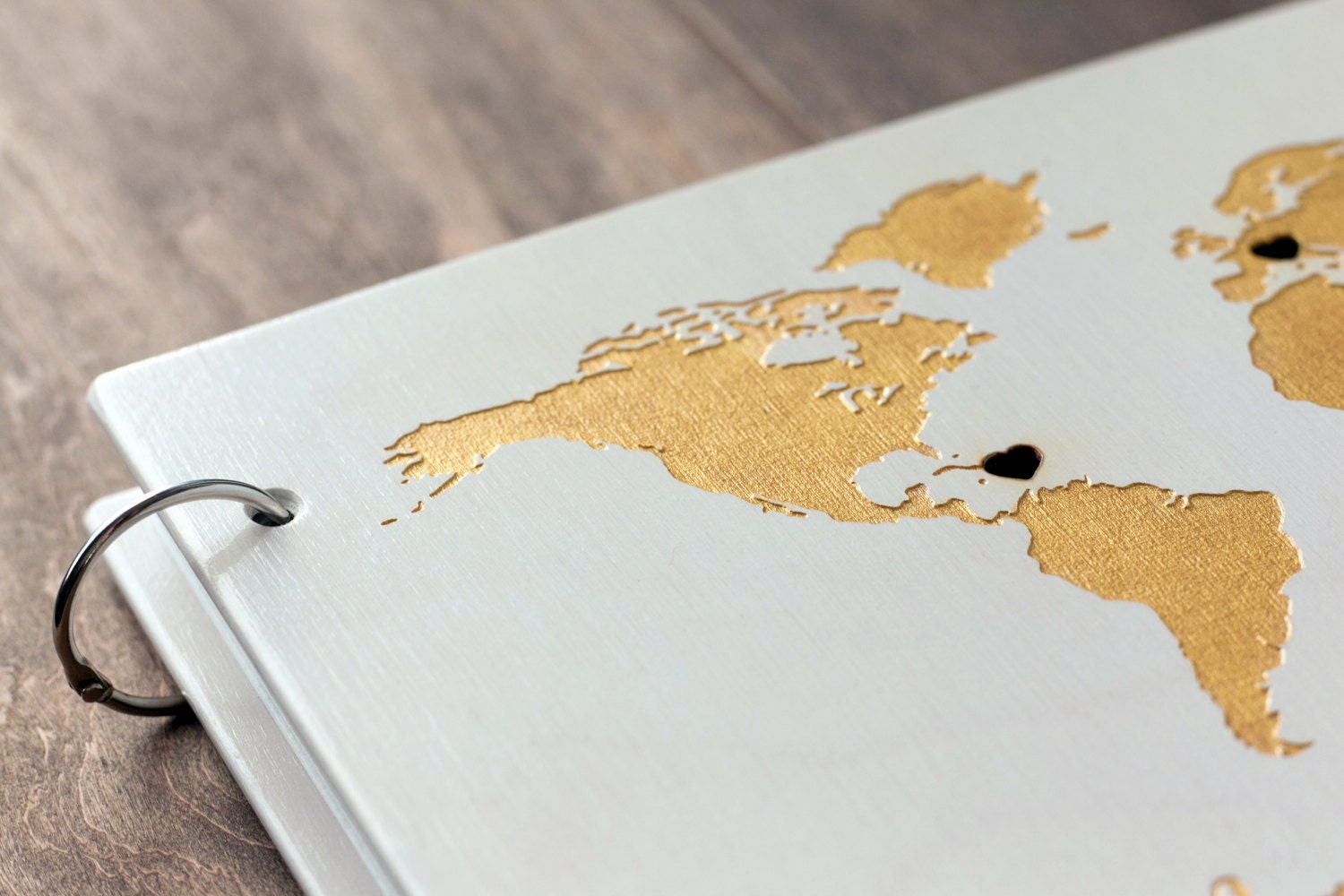 Wedding Guest Book Map Destination Wedding Guest Book World - Etsy ...