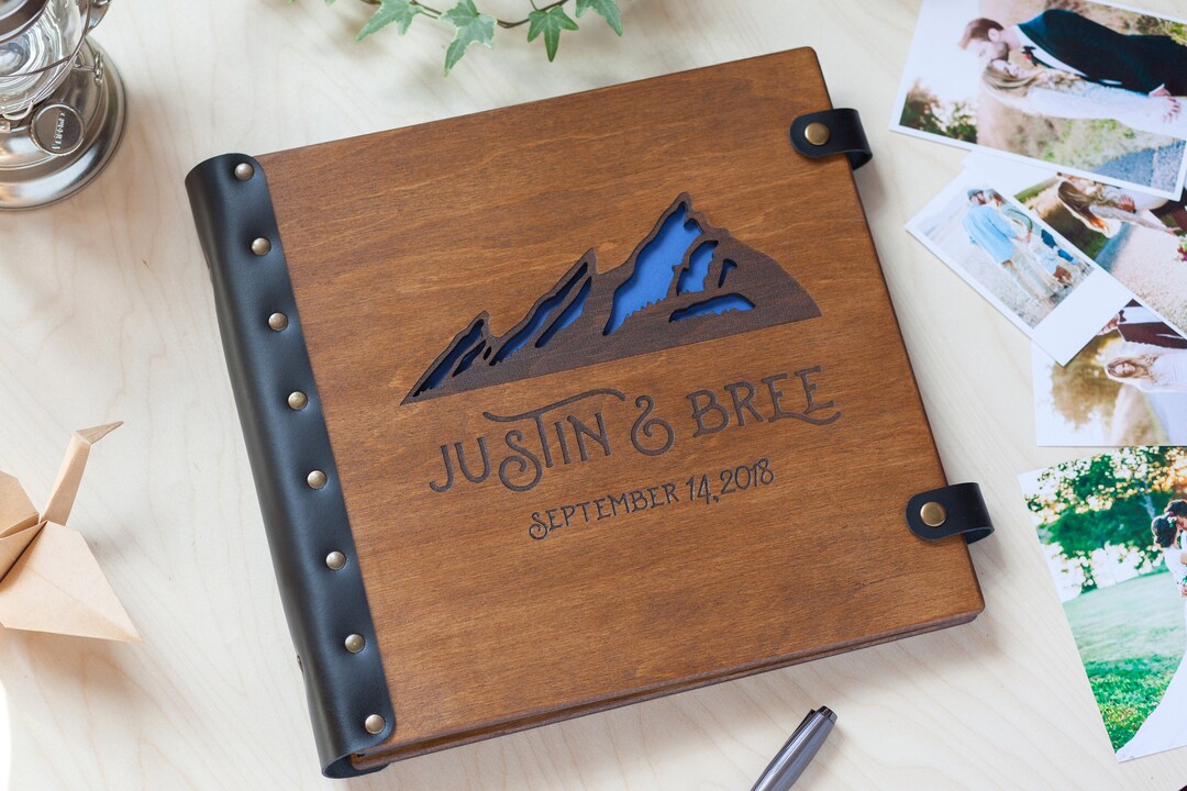 Mountain Photo Album Our Adventure Book Wedding Album - Etsy