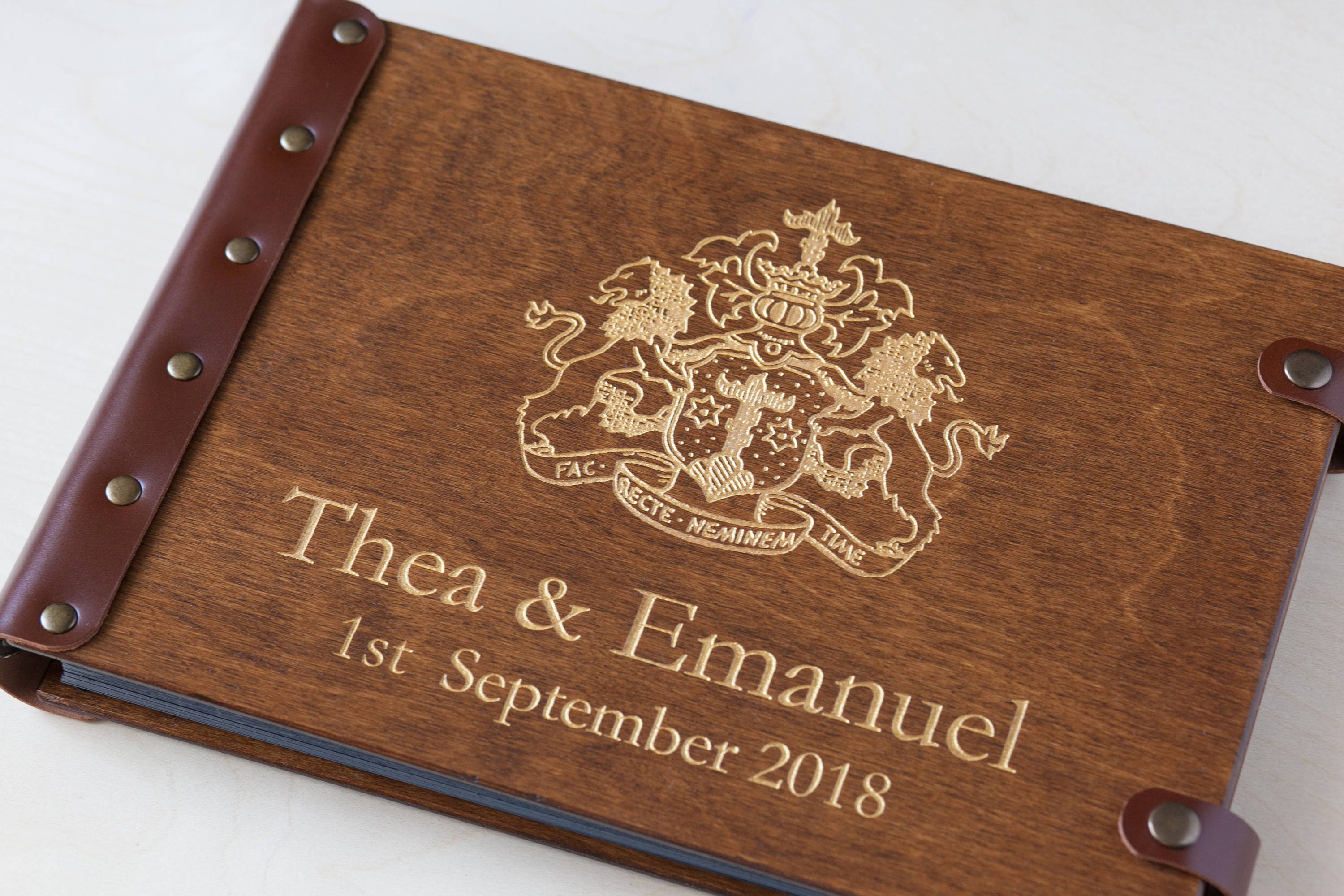 Logo Photo Album Custom Photo Album Personalized Wedding | Etsy