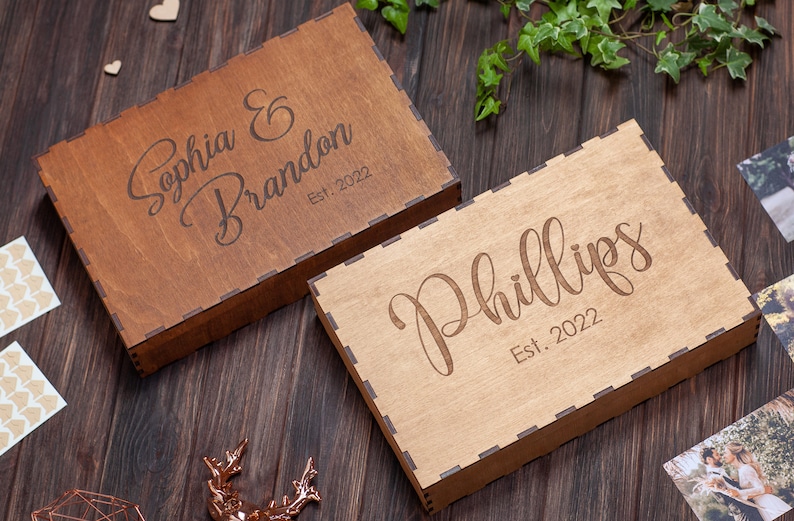 Box for Photo Album and Guest Book Photo Box Book Box Wooden - Etsy