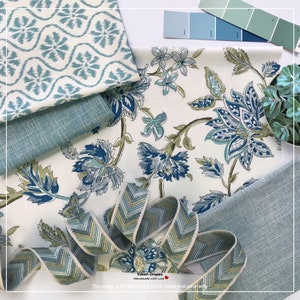 Tiru Vine; 6 Colors; Botanical, Florals, Jacobeans; Cotton Curtain ...