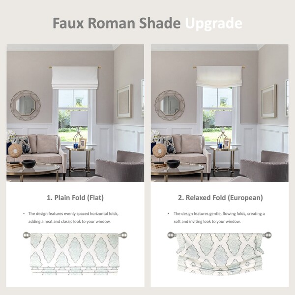 Relaxed Roman Shade - Etsy