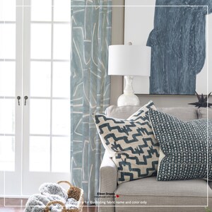 Graffito 13 Colors Abstract Line Art Strokes Modern Maze Cotton Blend ...