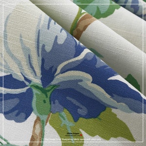 Bloom Season; 7 Colors; Watercolor Floral Rose; Cotton Blend Curtain, Valance; Extra Width ...