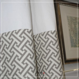 Color Blocking Drapery Upgrade to Custom Drapes -- Crafting Fee - Etsy