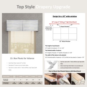 TOP STYLE Drapery Upgrade to Custom Drapes; Pinch Pleats; Euro Pleats ...
