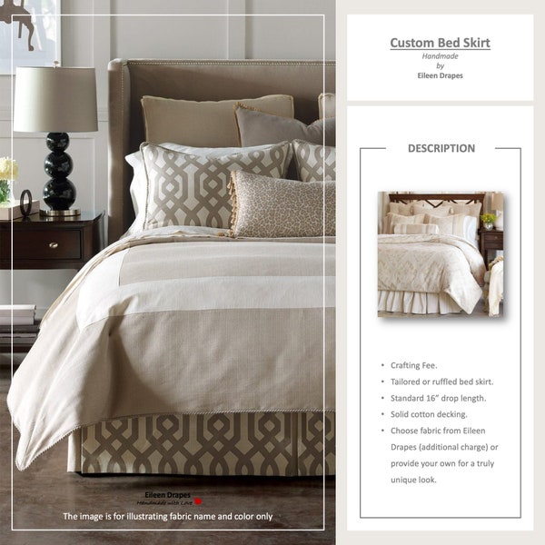 Custom Bed Skirt - Etsy
