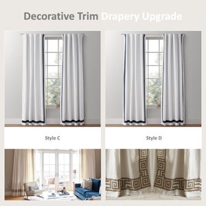 Decorative Trim (tape, Banding, Fringe) Drapery Upgrade to Custom ...