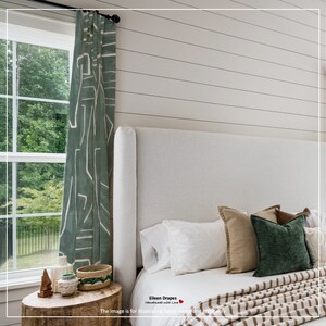 Graffito 13 Colors Abstract Line Art Strokes Modern Maze Cotton Blend ...