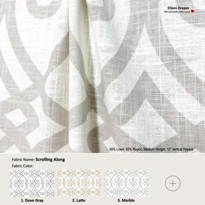 Scrolling Along; 11 Colors; Trellis Gatework Lattice Grey Blue Beige ...