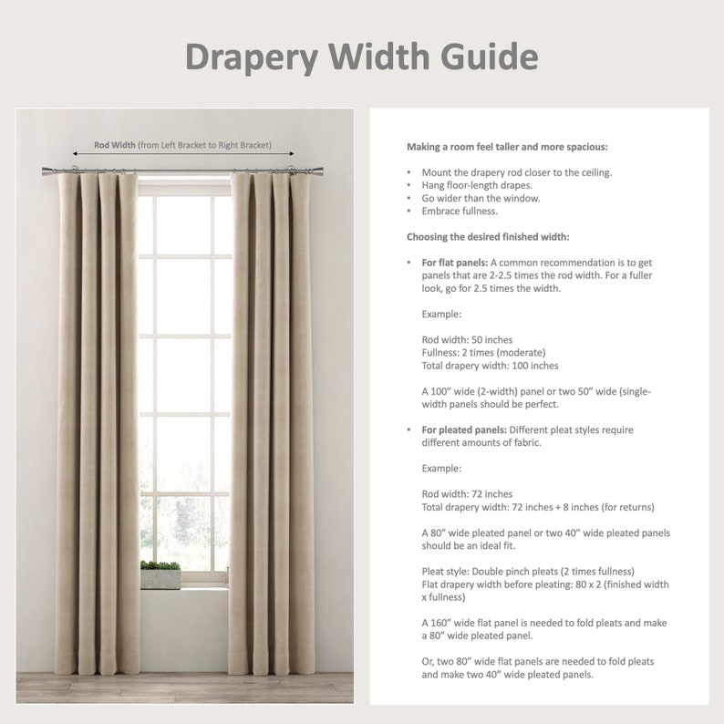 Color Blocking Drapery Upgrade to Custom Drapes -- Crafting Fee - Etsy