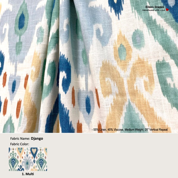 Turquoise Curtain - Etsy