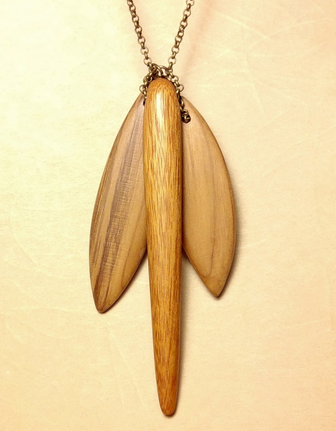 Leaf Cluster Necklace Osage Orange and Yew - Etsy