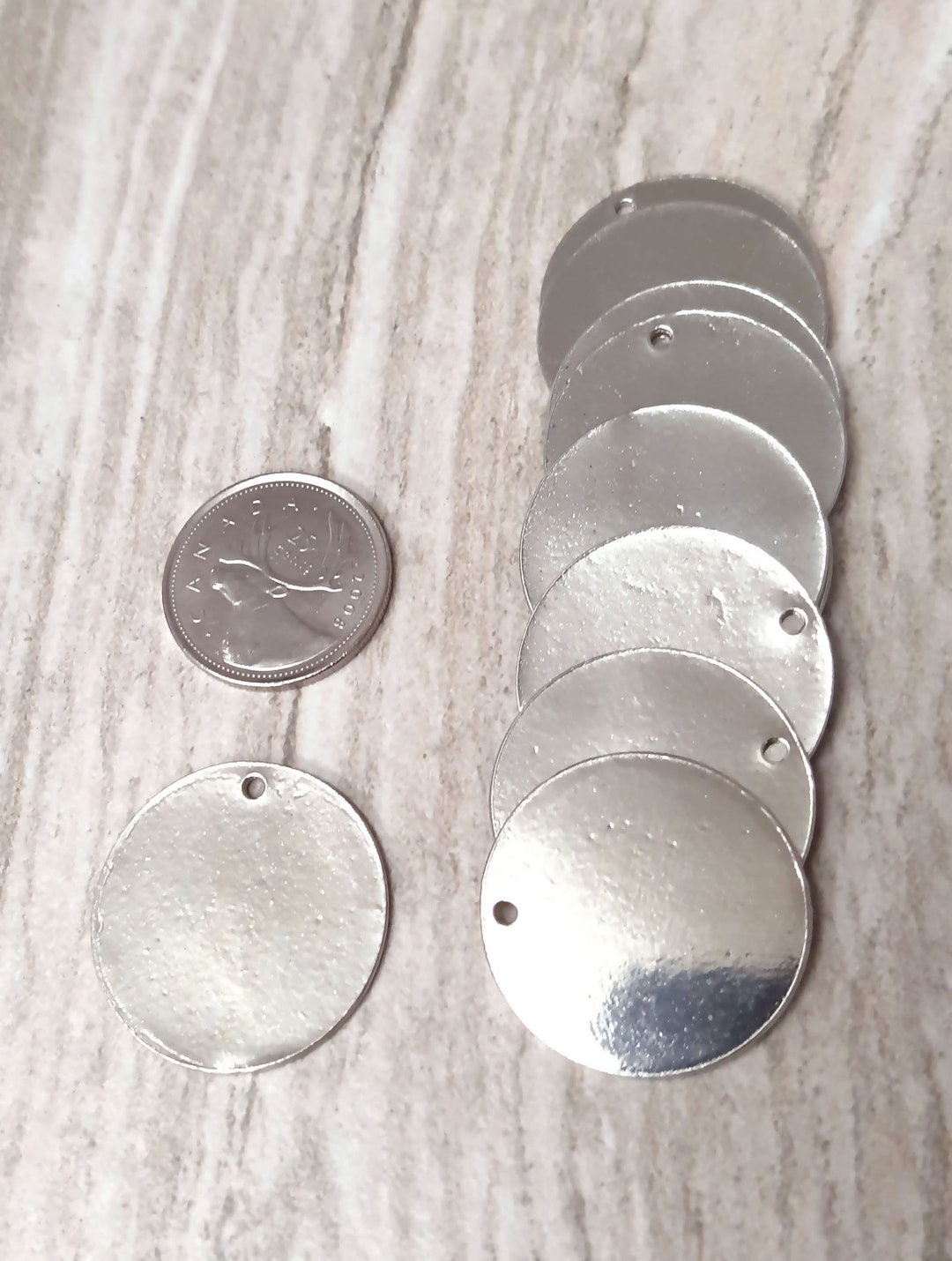 Pewter Stamping Blank-circle Disc Round- 30mm Diameter 18g Thickness ...