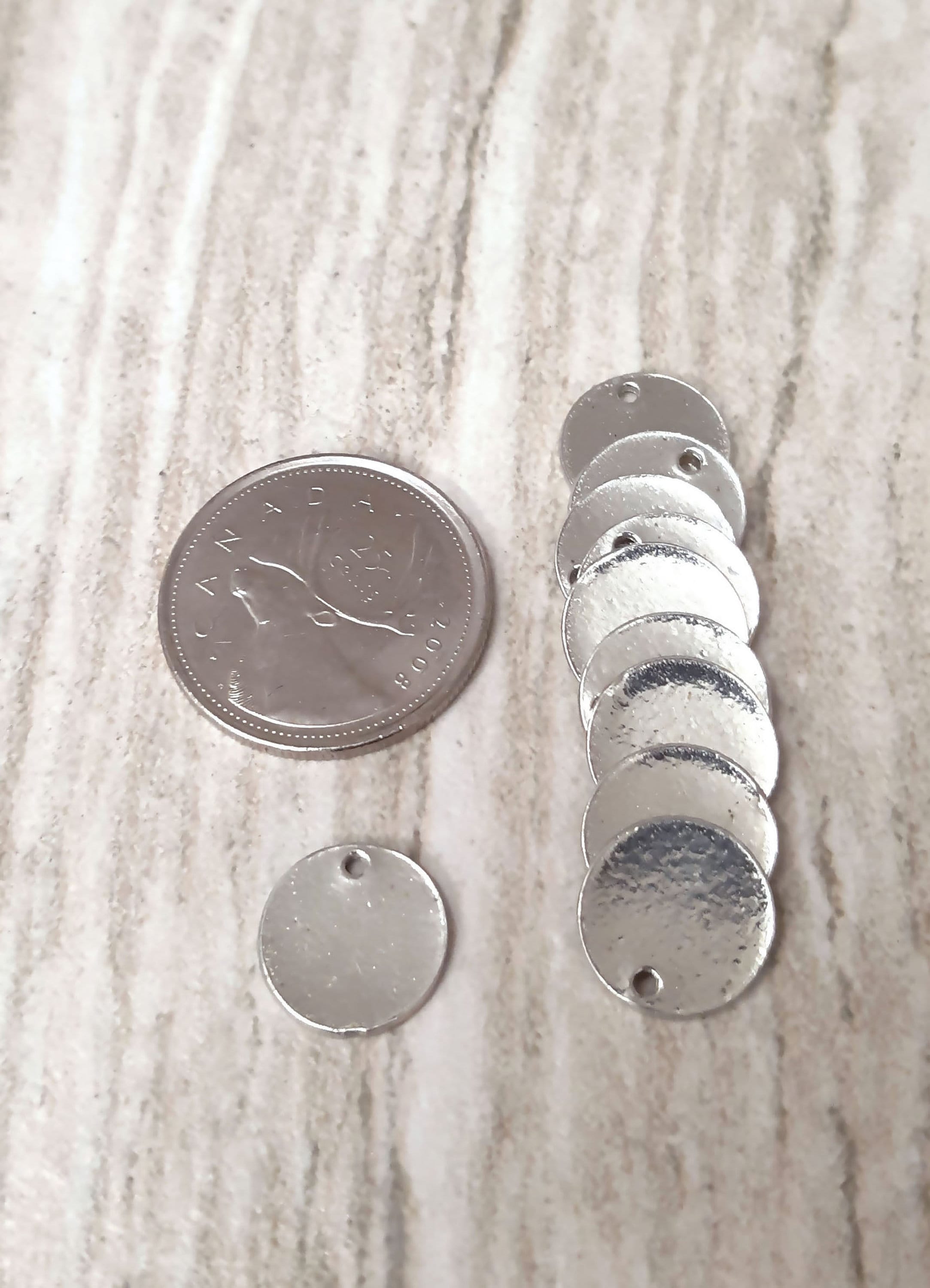 Tags & Stamping Blanks Pewter Stamping Blank-Circle Disc Round 10 19mm ...