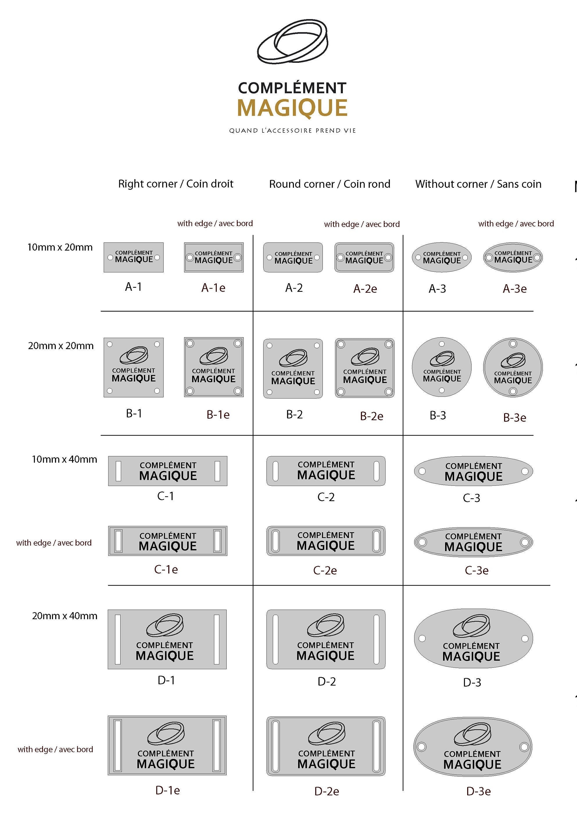 100pcs Custom Personalized Metal Clothing Tags Made to Measure - Etsy