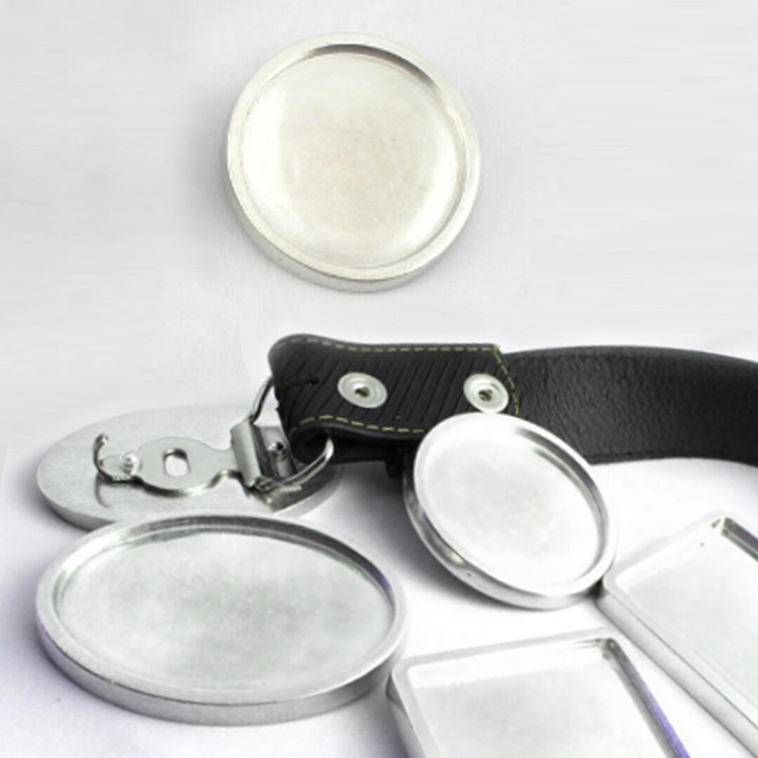 Blank Circle Belt Buckles, Make Your Own Custom Belt Buckles - Etsy