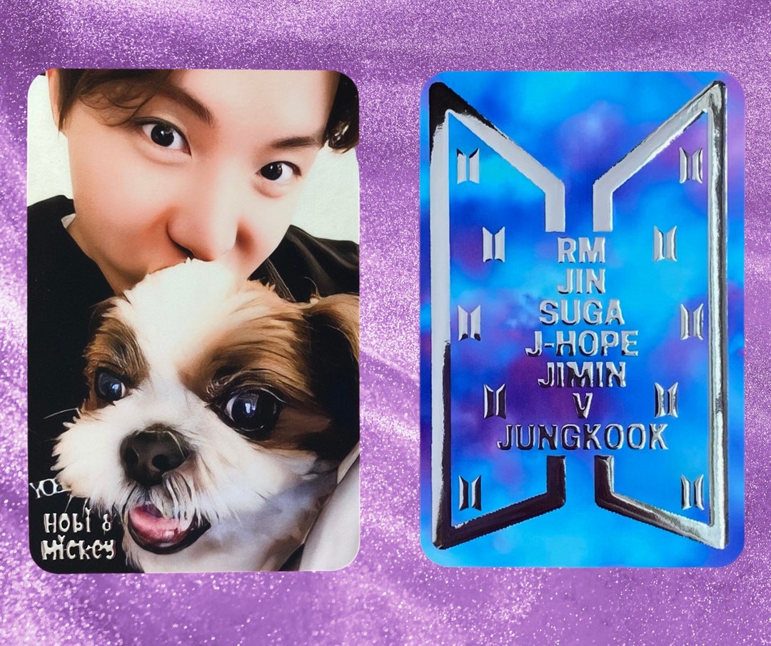 J-hope | Hobi & Mickey Silver Foil Photocard - Etsy