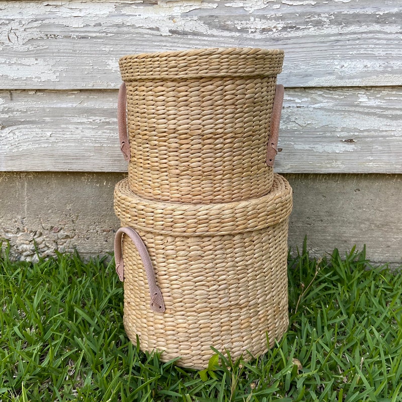 Round Basket - Etsy