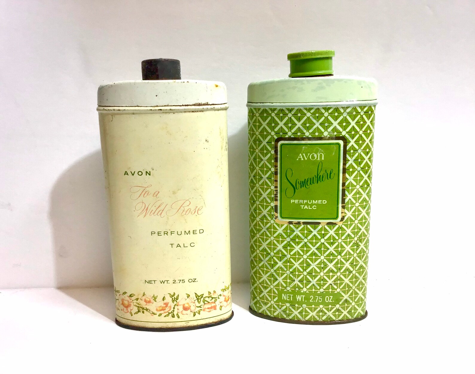Vintage Avon Body Powder Tins Collectible Avon - Etsy