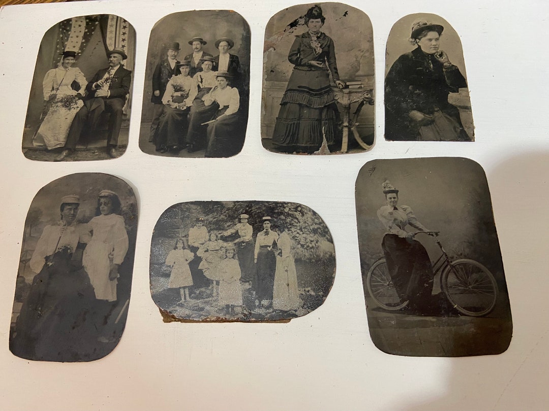 Old Tintype Photo Collection, 1870’s Rare Photo Collection - Etsy