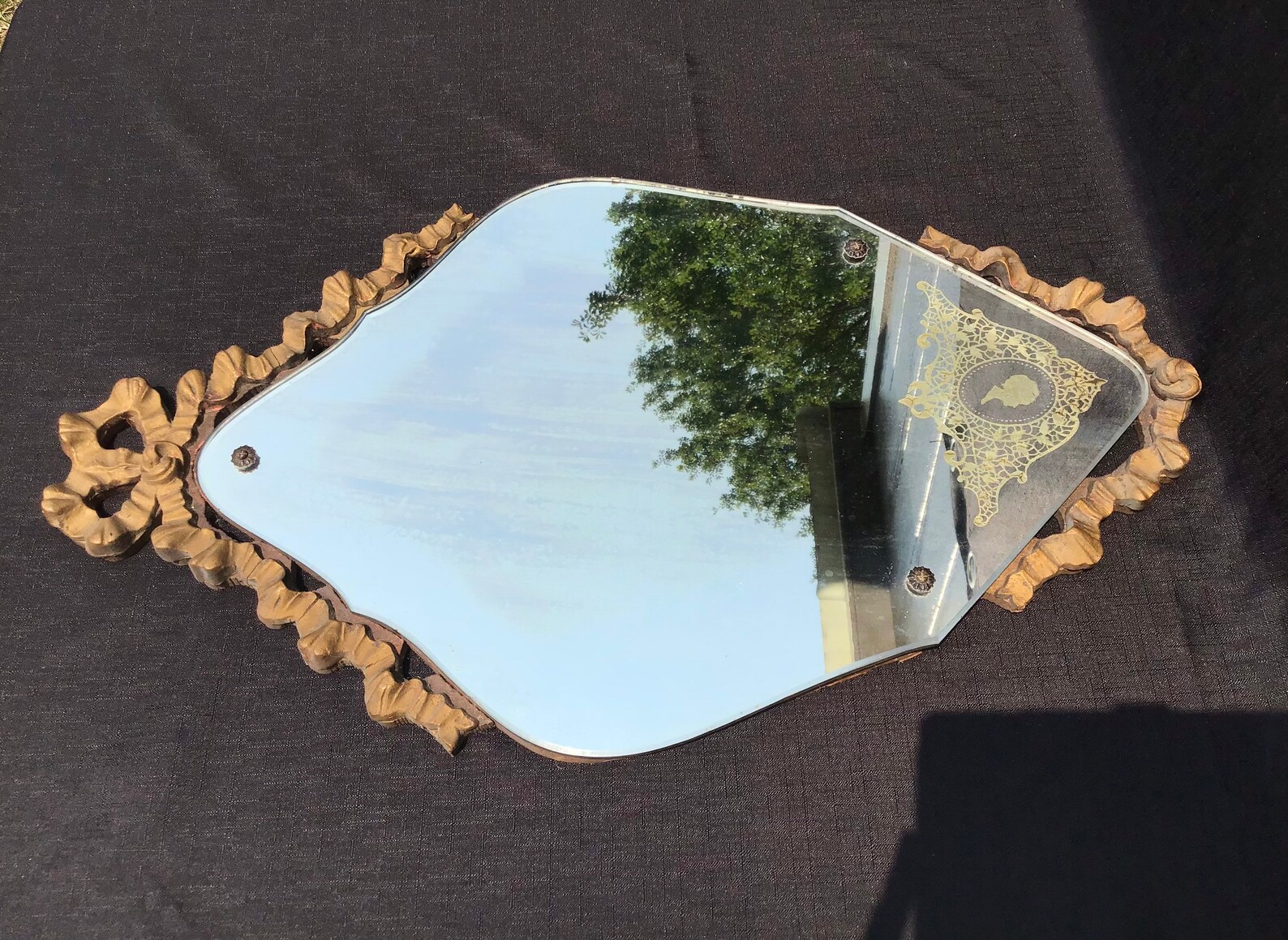 Vintage Nurre Maestro Mirror Gold Gilt Gesso Frame Ornate - Etsy