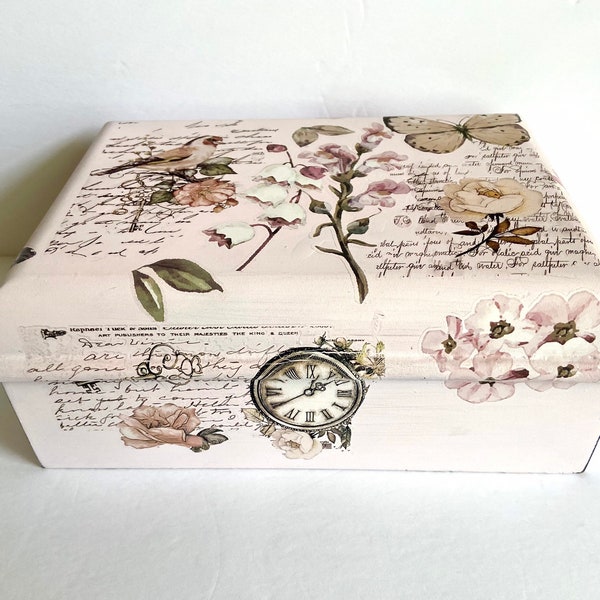 Vintage Keepsake Box - Etsy
