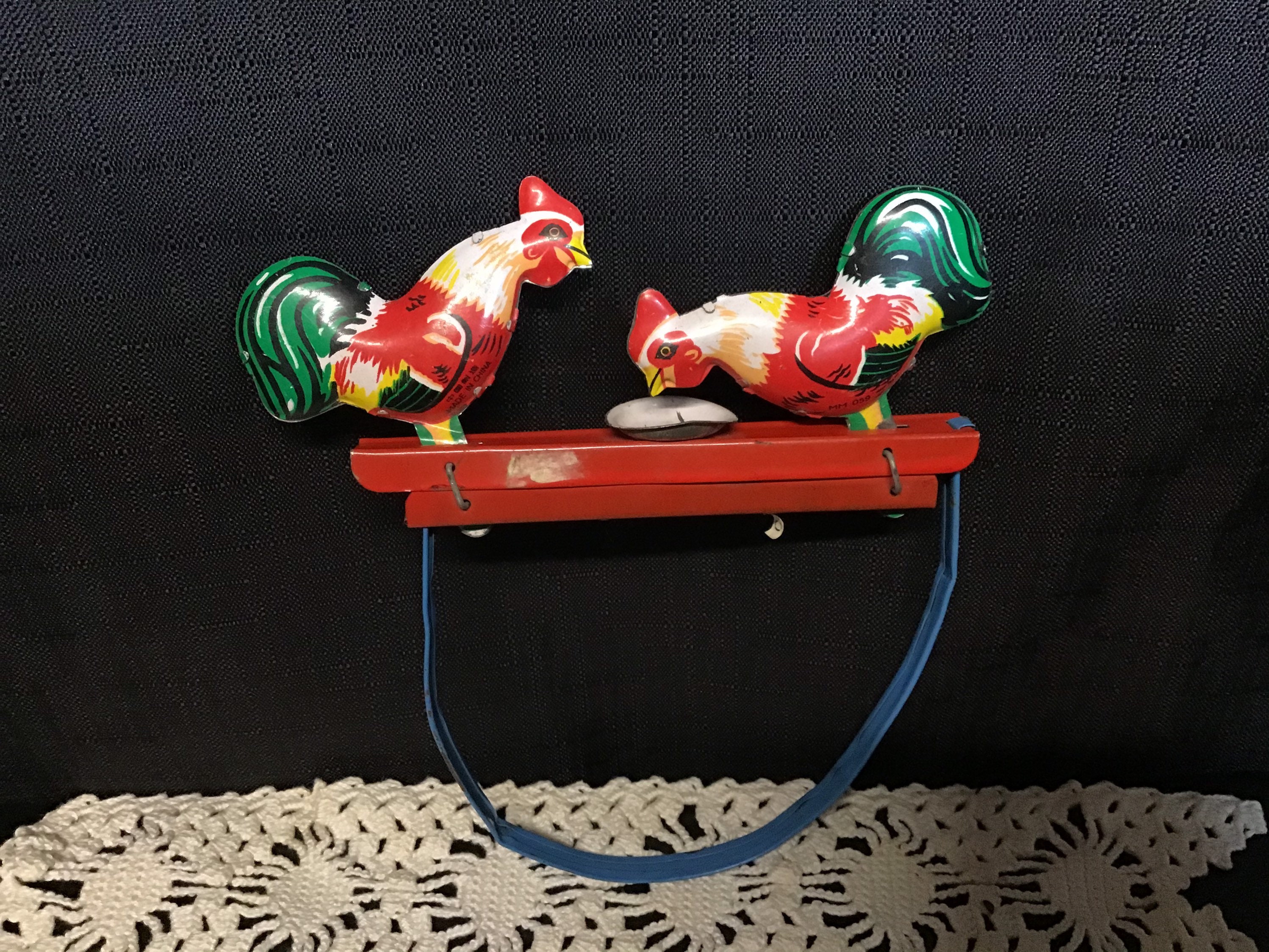 Vintage Litho Hand Held Rooster ToyCollectible Litho Toy | Etsy